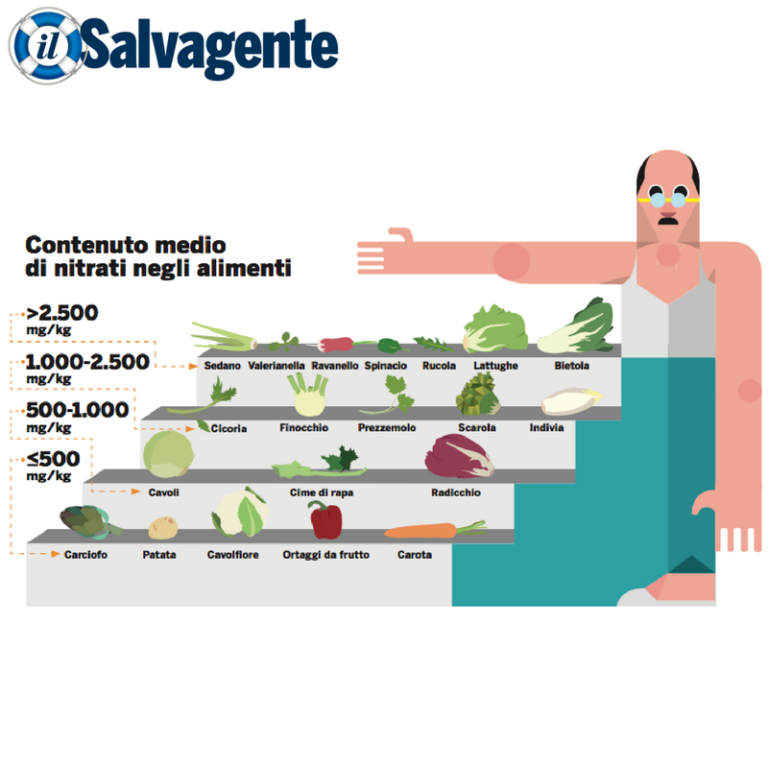 Nitrati ecco quanti ce ne sono nella verdura | il Salvagente