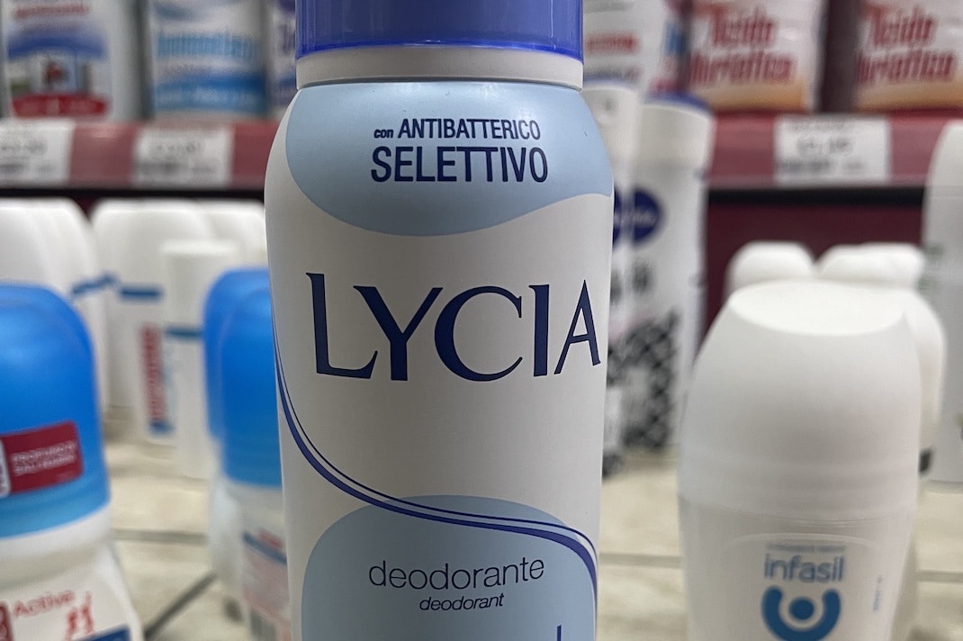 Lilial: ritirato deodorante spray Lycia original efficacia garantita ...